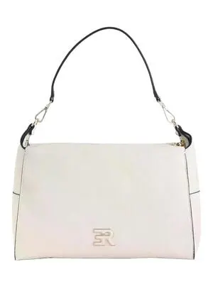 Ermanno Scervino Logo-plaque Pebbled Tote Bag - Neutrals