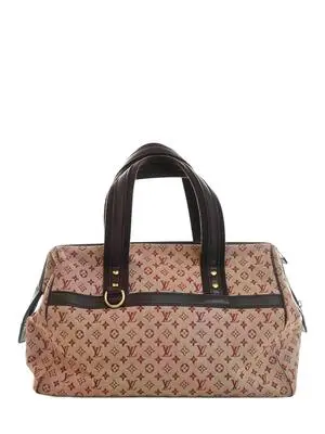 LOUIS VUITTON Monogram Mini Lin Josephine Gm Handbag - Red