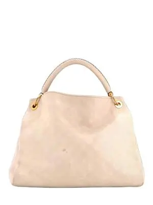 LOUIS VUITTON Artsy Monogram Empreinte Leather Mm Hobo Bag - Neutrals