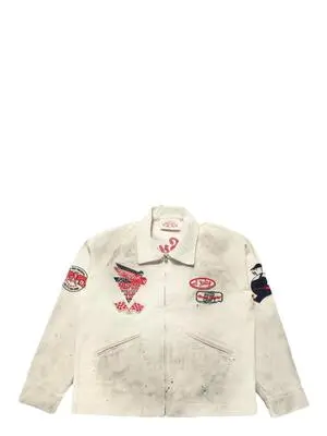 SAMUEL ZELIG Service Zip Shirt Jacket - Neutrals