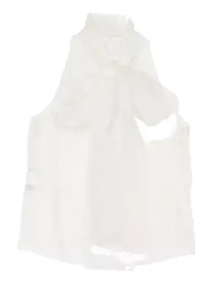 ISABEL SANCHIS Isabel Sanchis Silk Scarf Blouse