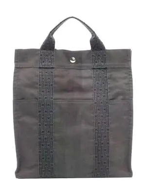 Hermès 20th Century Canvas Herline Mm Backpack - Grey