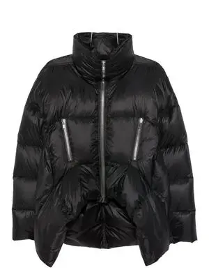 Rick Owens Quilted Funnel-neck Puffer Jacket - Black