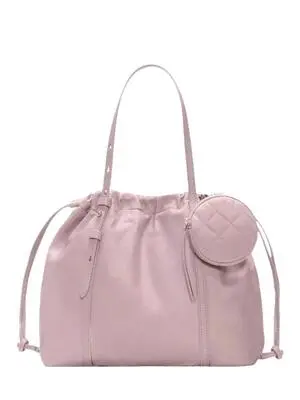 Mz Wallace Small Waverly Drawstring Bucket Bag - Pink