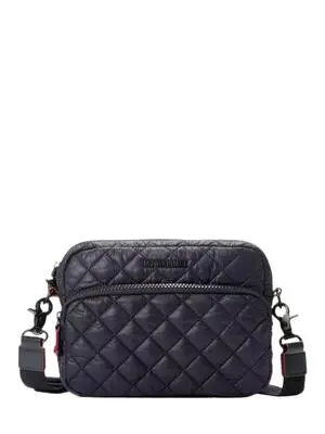 Mz Wallace Metro Quilted Camera Crossbody Bag - Black