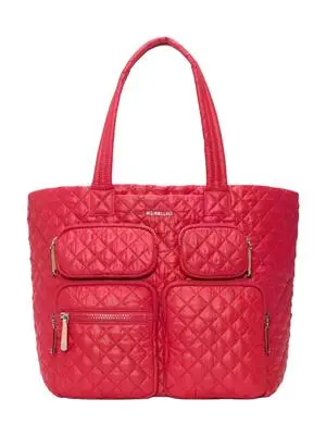 Mz Wallace Metro Quilted Tote Bag - Red