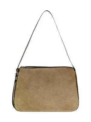 Tory Burch Tory Burch Romy Suede Shoulder Bag Brown