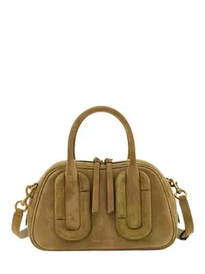 Marc Jacobs Marc Jacobs Suede Babe Top-Handle Bag Brown
