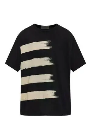 YOHJI YAMAMOTO Brushstroke-print T-shirt
