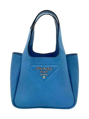 Prada 2010-2026 Vitello Daino Handbag - Blue