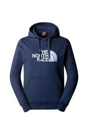 The North Face Logo-print Drawstring Hoodie Blue
