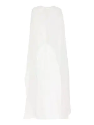 ISABEL SANCHIS Isabel Sanchis Organza High-Low Cape