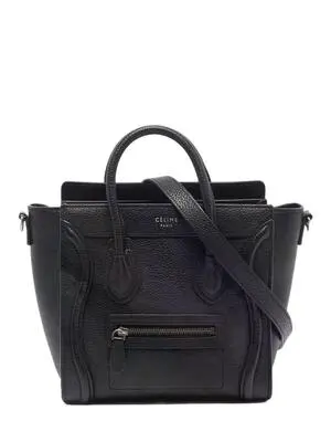 Celine Luggage Nano Tote Bag - Black