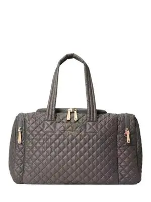 Mz Wallace Quilted Holdall Bag - Grey