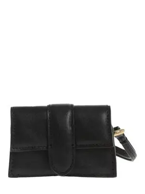 Jacquemus The Bambino Flap Case - Black