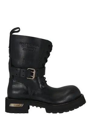 Balenciaga Venom Lace-up Bootie - Black