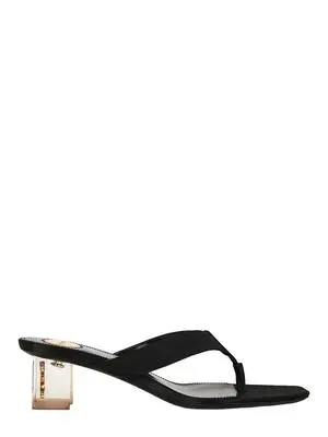 Saint Laurent Frida Bob Sandal - Nero