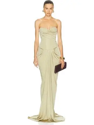 ILKYAZ OZEL Untitled Maxi Dress - Riviera
