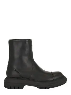 Givenchy Leather Biker Ankle Boots - Black