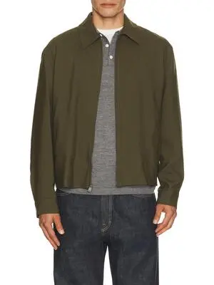 Simkhai Sidney Blouson Jacket - Dark Olive