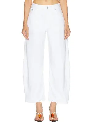 Alaïa Rodeo Round Leg Denim - Blanc