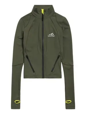 Balenciaga Fitted Zip-up Top - Green