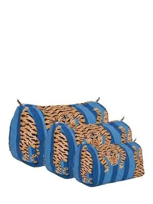 CYC Tibetan Tiger Three Piece Travel Set - Blue