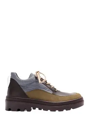 NAGUISA Nela Hiking-inspired Sneaker - Brown