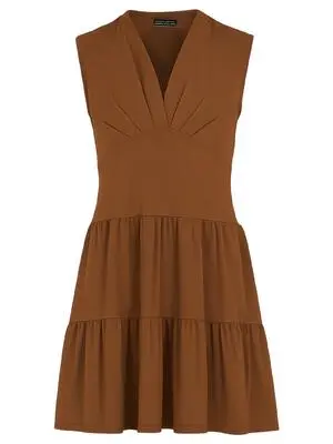 CONQUISTA Conquista Micromodal-Blend Jersey Sleeveless Dress
