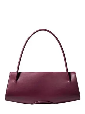 Michael Kors Michael Kors Collection Anna Slim Leather Frame Bag Red