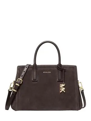 MICHAEL KORS MICHAEL Michael Kors Laila Medium Suede Satchel
