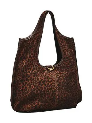 Dolce Vita Dolce Vita Pava Suede Hobo Bag Leopard