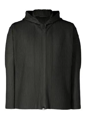 Issey Miyake Hooded Casual Jacket - Black