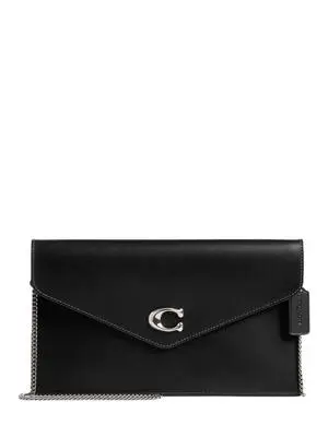 COACH Essential Chain Shoulder Strap Clutch - Black
