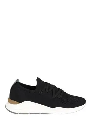 Brunello Cucinelli Brunello Cucinelli Knitted Lace-Up Sneakers Black