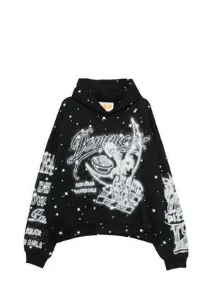 PDFCHANNEL Graphic-print Cotton Hoodie - No