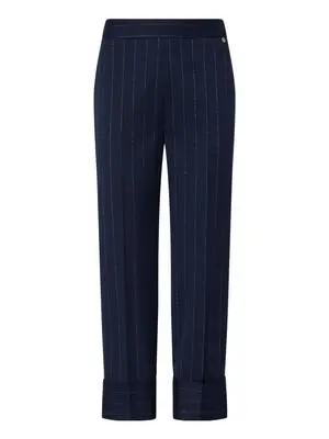 LIU JO Liu Jo Pinstripe Cigarette Trousers