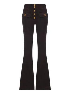 THE SEAFARER The Seafarer Button-Detail Casual Trousers