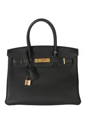 Hermès Togo Birkin Top Handle Bag - Black