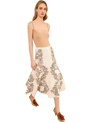 ULLA JOHNSON Athena Jacquard Skirt