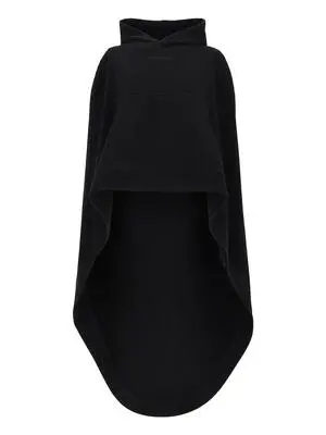 Balenciaga Felpa Oversize Con Cappuccio - Black