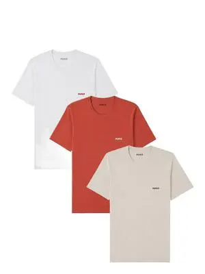 Hugo 3-pack T-shirt Con Logo - Multicolour