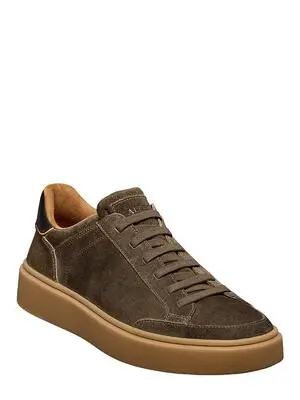 Allen Edmonds Oliver Suede Slip On Sneakers - Dark Olive
