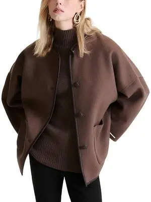 Marella Mlssatira Cape Coat - Brown