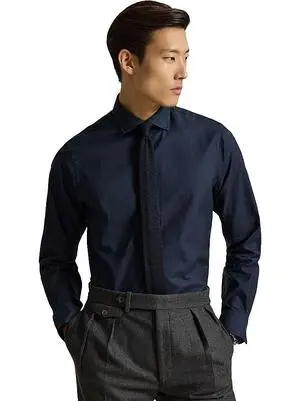 Polo Ralph Lauren Classic Fit Cotton Check Twill Shirt Forest Black Multi