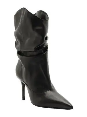 SCHUTZ Maryana Slouch Leather Boots