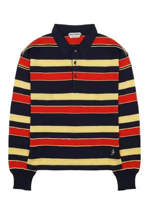 JW Anderson JW ANDERSON Logo Striped Polo Sweater Multicolour