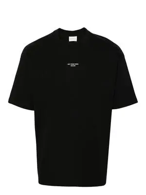 Drole De Monsieur 100% Cotton T-shirt - Black