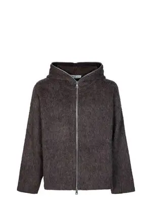 Our Legacy Full-zip Hooded Sweatshirt - Grigio