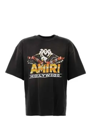 Amiri Oversized Cotton T-shirt - Black